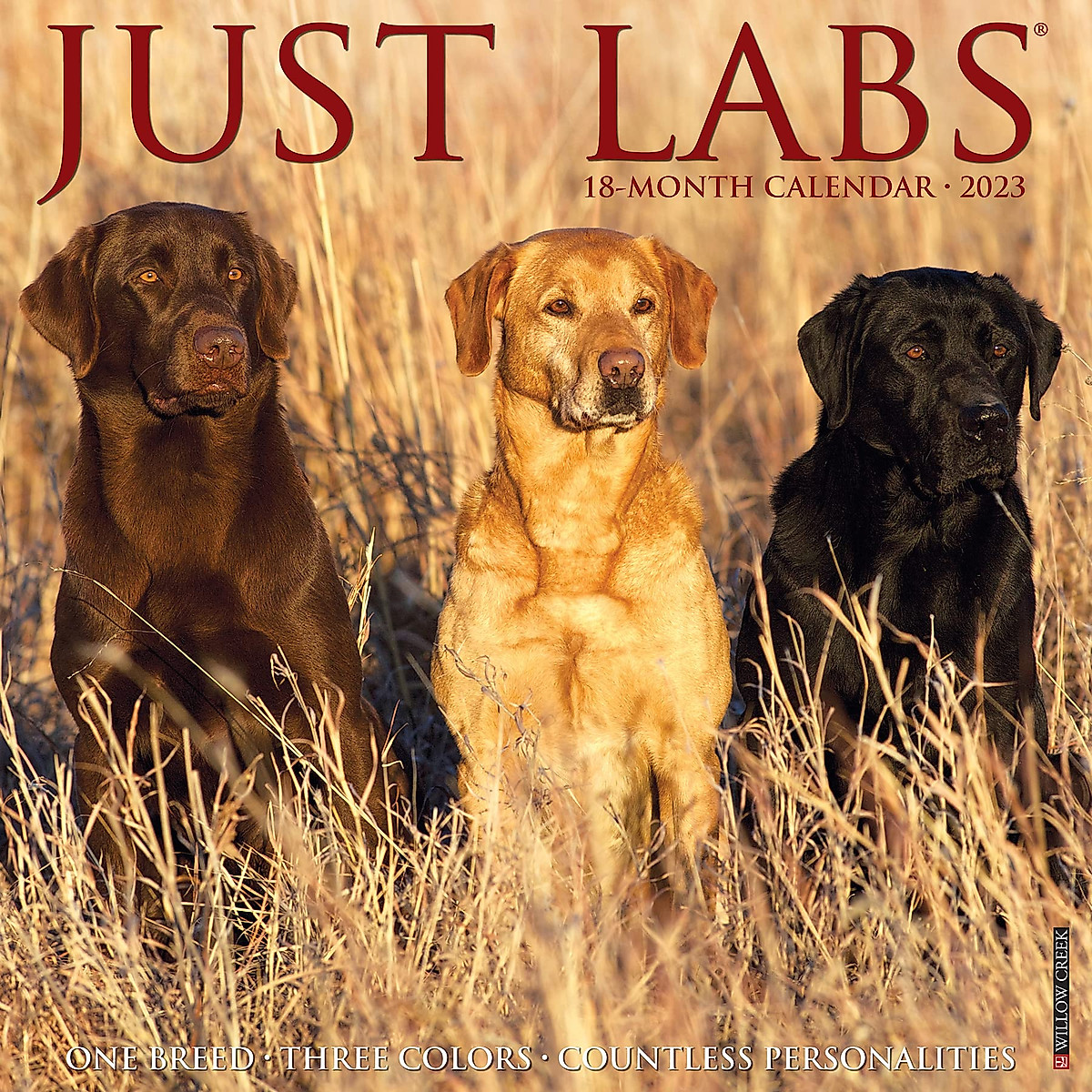 Just Labs 2023 Wall Calendar