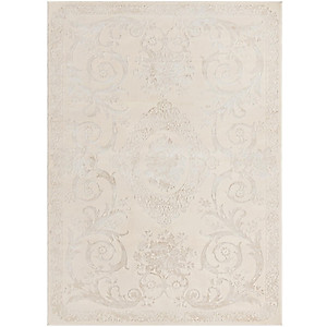 Unique Loom Finsbury Collection Area Rug - Diana (7' x 10' Rectangle, Ivory/ Beige)