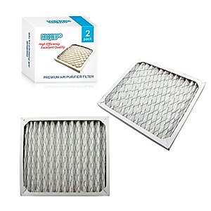 HQRP 2-Pack Filter compatible with Hamilton Beach 04712, 04381, RHB04712M, Rhbo4712 Air Purifier Filters, Replacement item, fits Air Cliners For 210 square foot rooms