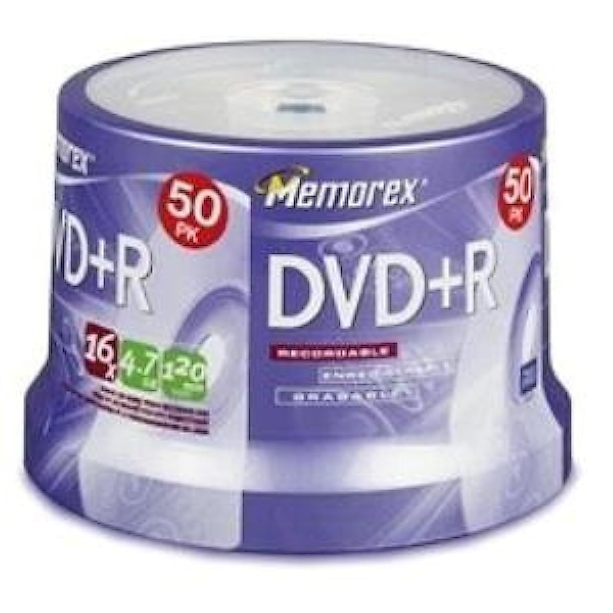 Memorex DVD+R 16x 4.7GB 50 Pack Spindle
