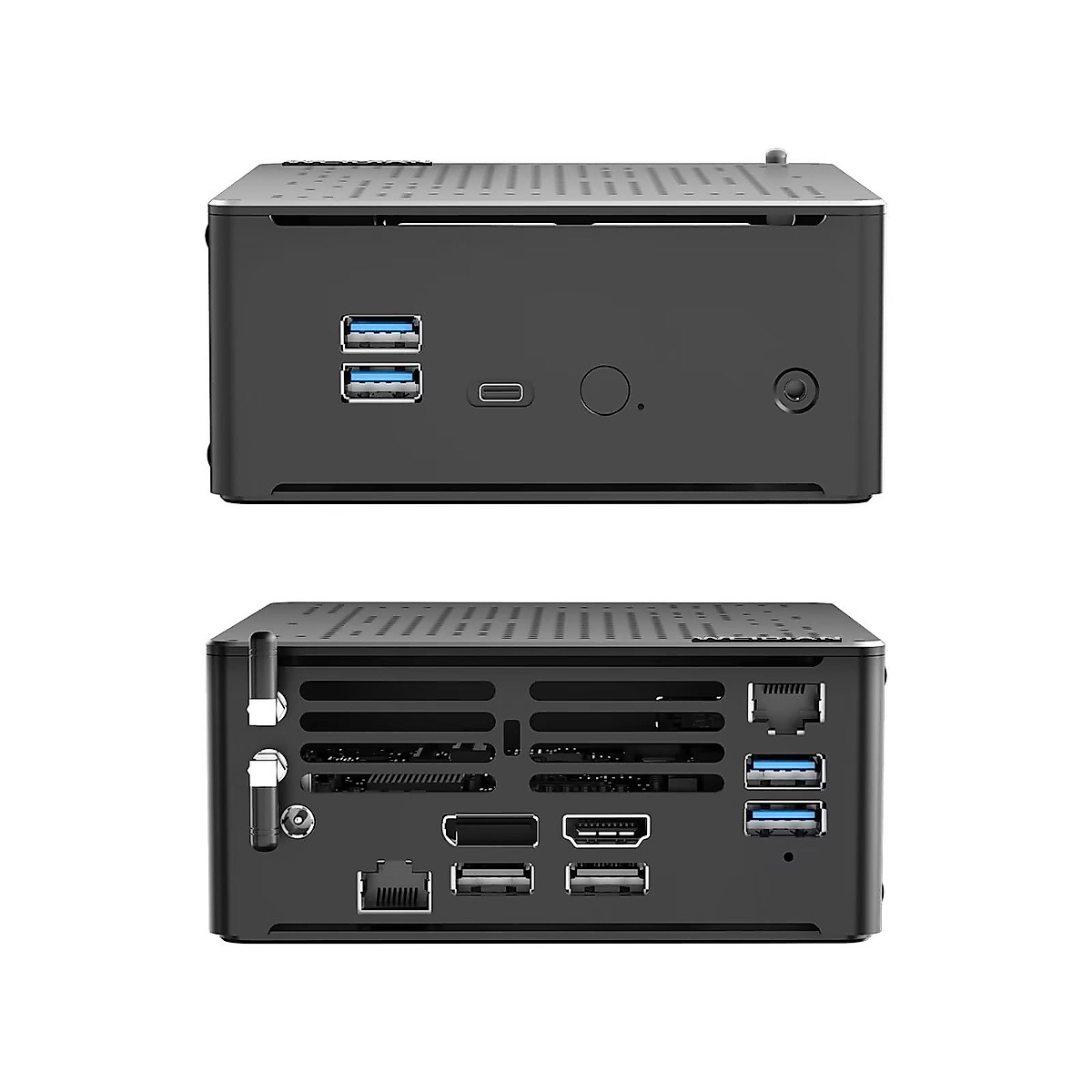 Mini PC with Win11 OS, 6Core Core i9-8950HK Mini Computer, 32G DDR4 RAM+512GB NVME SSD+1TB HDD, WiFi6, BT5.2, Gigabit Ethernet, HDMI&DP Ports Support Dual Display, Mounting Bracket, Auto Power On
