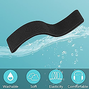 Ear Pads for SteelSeries Arctis 7, Arctis 9X, Arctis PRO Headphones Replacement Ear Cushions, Ear Covers, Headset Earpads (Flex Fabric/Black)