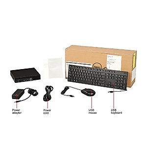 Dell OptiPlex 3050 Micro Business Desktop (Intel Core 7th Generation i3-7100T, 4GB DDR4, 500GB HDD) Windows 10 Pro (Renewed)