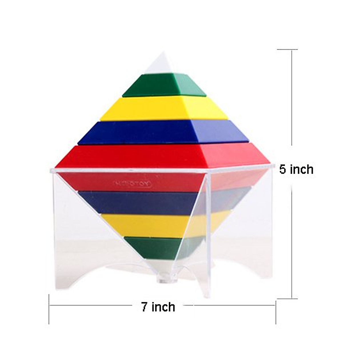 Agirlgle Building Blocks Stacking Toys for Kids Stacker Toy 3D Puzzle Stem Toys Pyramid Speed Cube， Creative Educational Toys for Kids Preschool Learning Toys Stacking Block