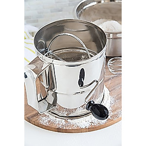 Fox Run Flour Sifter, Stainless Steel, 8-Cup