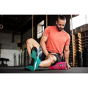 TRIGGERPOINT PERFORMANCE THERAPY GRID Foam Roller for Exercise, Deep Tissue Massage and Muscle Recovery, Original (13-Inch), Pink