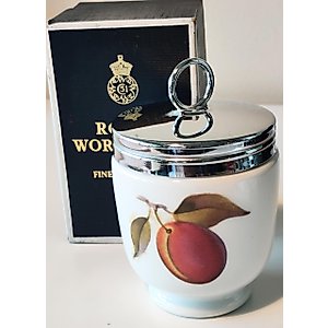 Evesham Vale by Royal Worcester, China Egg Coddler & Lid, King Size