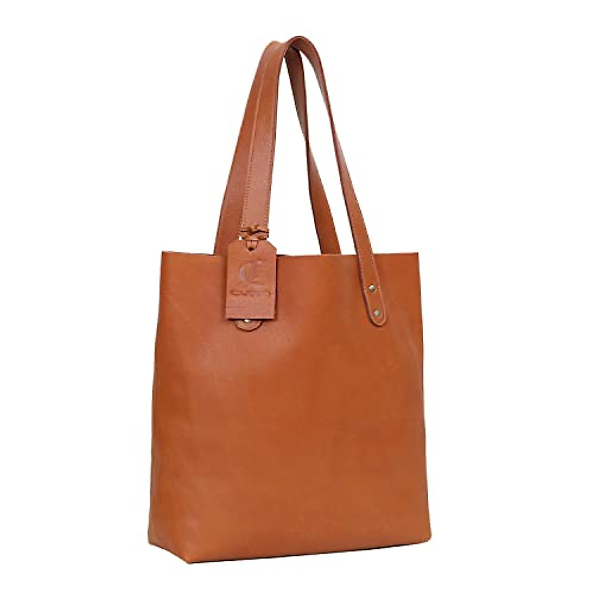 C CUERO Women Tote Bags Top Handle Satchel Handbags Genuine Leather Shoulder Purse