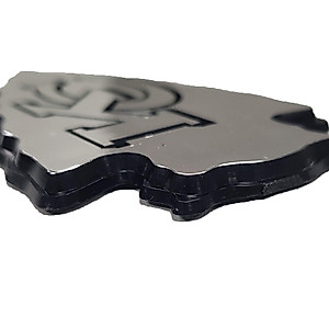 FANMATS 60330 Boise State Broncos Molded Chrome Plastic Emblem