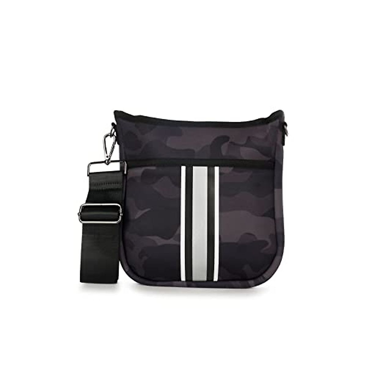 Jeri Prime Crossbody Tote by Haute Shore, Black Camo
