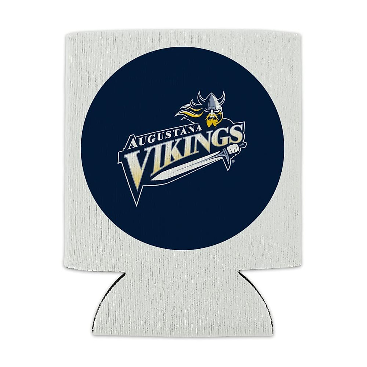 Augustana University Primary Logo Can Cooler - Drink Sleeve Hugger Collapsible Insulator - Beverage Insulated Holder