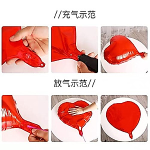 KUNGOON Happy Anniversary Balloon Banner,Valentines Day/Wedding Anniversary Party Decorations,Love Party and Anniversary Party Supplies,16 Inch Gold Aluminum Foil.