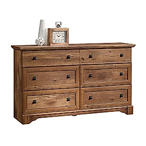 Sauder Palladia Dresser, Vintage Oak finish