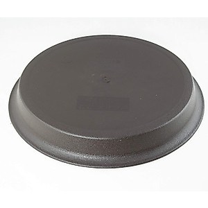 Round Plastic Humidity Tray for Bonsai Tree and Home Garden Plant 12.75"x 12.75"x 1.5" - Dark Brown