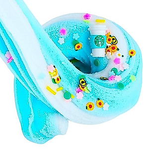 Sky Blue Cloud Slime, Scented Slime Kit for Girls Boys, Super Soft Slime Game, DIY Kids Education Toy, Birthday Gift(7oz 200ML)