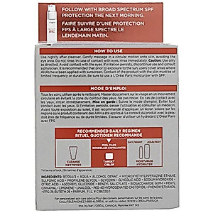L'Oréal Paris Revitalift Bright Reveal Anti-Aging Exfoliating Peel Pads with Glycolic Acid, Reduce Wrinkles & Brighten Skin, 30 Count (Pack of 1)