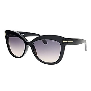 Tom Ford FT0524 01B Shiny Black Alistair Cats Eyes Sunglasses Lens Category 2 S