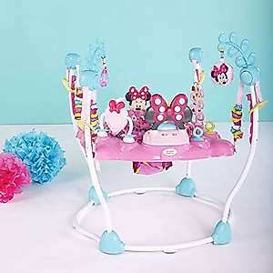 Bright Starts Disney Baby MINNIE MOUSE PeekABoo Activity Jumper with Lights and Melodies, Ages 6 months +