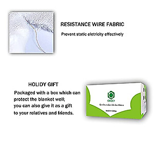 OBOEY Fleece Blanket 350GSM Bed Throw Blankets, Lightweight Microfiber Anti-Static Blanket- 50x60 inches Dark Grey