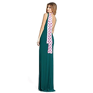 LIXNRECE CozofLuv 71 Inches Long Polka Dot Scarf 50s Costumes For Girls/Women 50s Scarf