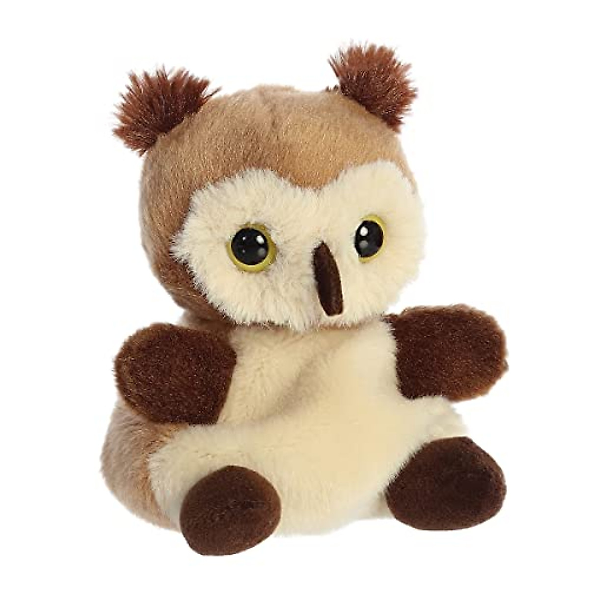 Aurora® Adorable Palm Pals™ Barnie Owl™ Stuffed Animal - Pocket-Sized Play - Collectable Fun - Brown 5 Inches