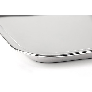 Lindy's 8W20 heavy baking sheet, 12.25" x 16.75", silver