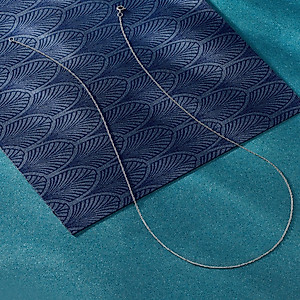 Ross-Simons 0.7mm 14kt White Gold Rope-Chain Necklace. 20 inches