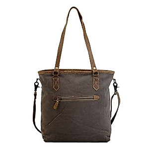 Myra Bag Braided Shoulder Bag Upcycled Cotton & Leather S-2820