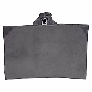 FUNZIEZ! Hooded Koala Plush Blanket - Wearable Throw for Kids - Unisex Children's Blanket