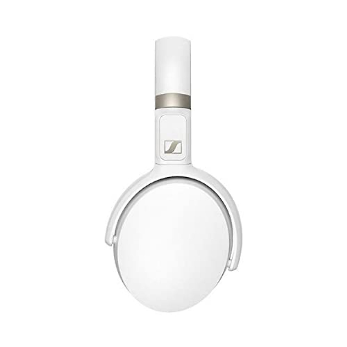 Sennheiser HD 450BT Bluetooth 5.0 Wireless Headphone with Active Noise Cancellation - 30-Hour Battery Life, USB-C Fast Charging, Virtual Assistant Button, Foldable - White (Renewed)