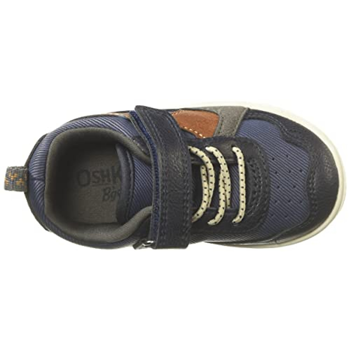 OshKosh B'Gosh Boy's Gareth Sneaker, Navy, 4 Toddler