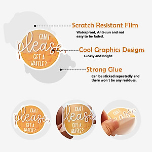 Bibonse Waterproof Vinyl Stickers for Kids Teens Home School Decor Water Bottle Computer Skateboard Walls Window and More (120PCS Vine Stickers)