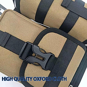 Shoulder Bags With Water Bottle Holder,Crossbody Sling Backpack Bag Travel Bike Gym Daypack for Women Men,Resistant Hiking Daypack (L, dark blue)