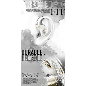 Linsoul TANGZU Wan’er S.G HiFi 10mm Dynamic Driver PET Diaphragm in-Ear Earphone with Ergonomic Shape, Detachable 2Pin OFC Braided Cable for Audiophile Musician DJ Stage (Black, Wan’er S.G)