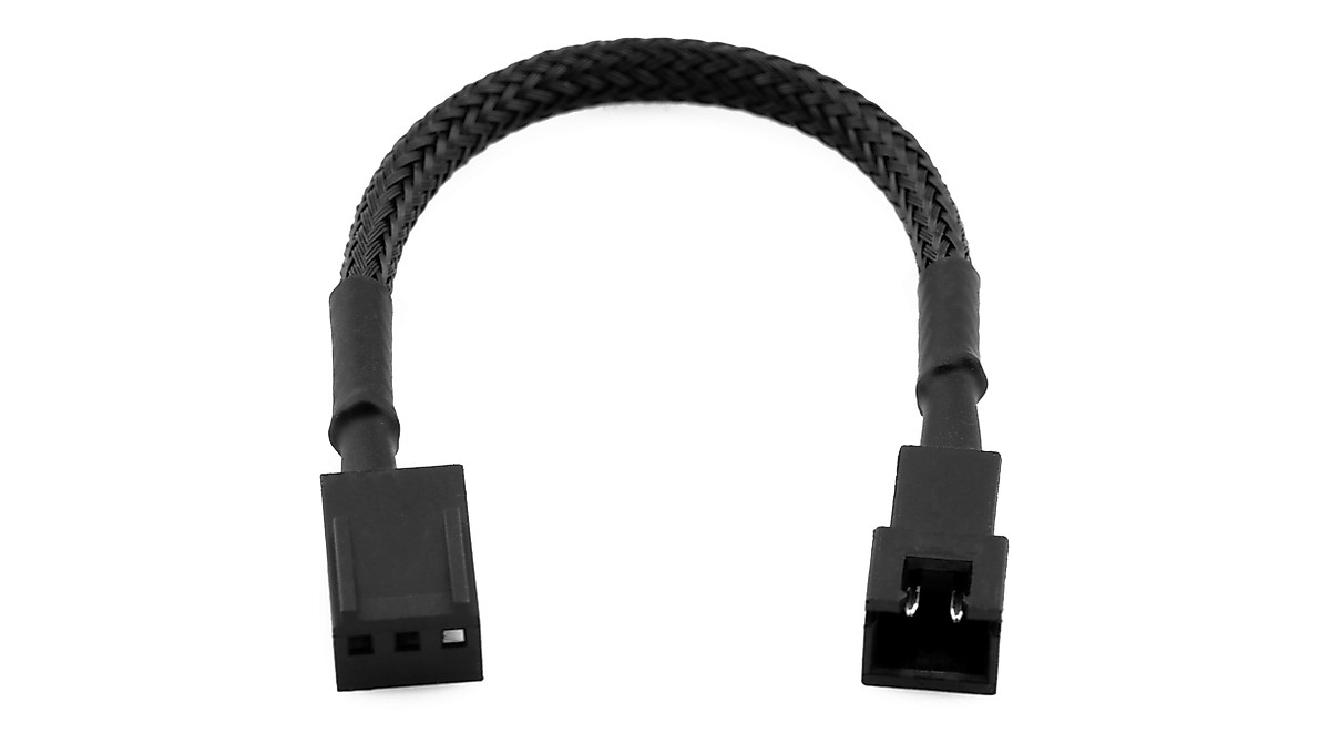 CRJ Mini 2-Pin to 3-Pin Fan Adapter Cable 2-Pack