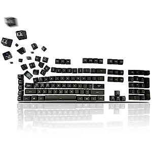 A Full Set 113 Keys keycaps Replacement for Logit G910 Orion Spark RGB Mechanical Gaming Keyboard