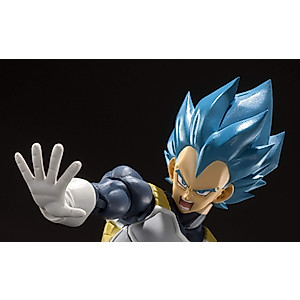 TAMASHII NATIONS Bandai S.H. Figuarts Super Saiyan God Super Saiyan Vegeta Dragon Ball Super: Broly Action Figure