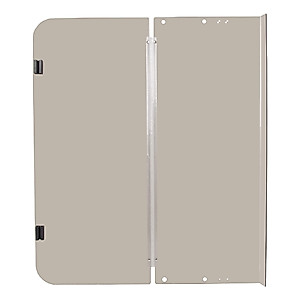 ECOTRIC Tinted/Smoke Windshield Compatible with 1995-2003 Yamaha G14 G16 G19 Gas and Electric Golf Cart Fold Down Windshield