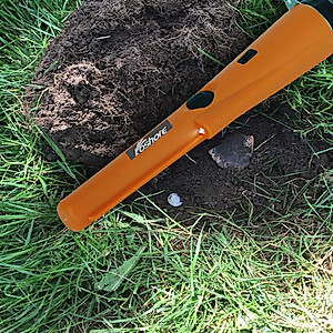 Pinpointer Metal Detector,Waterproof Pro-Pointer Metal Detectors PinPointer 360 Degree Search Treasure Finder with High Sensitivity for All Kinds of Pin Pointer for Adults and Kids - Orange