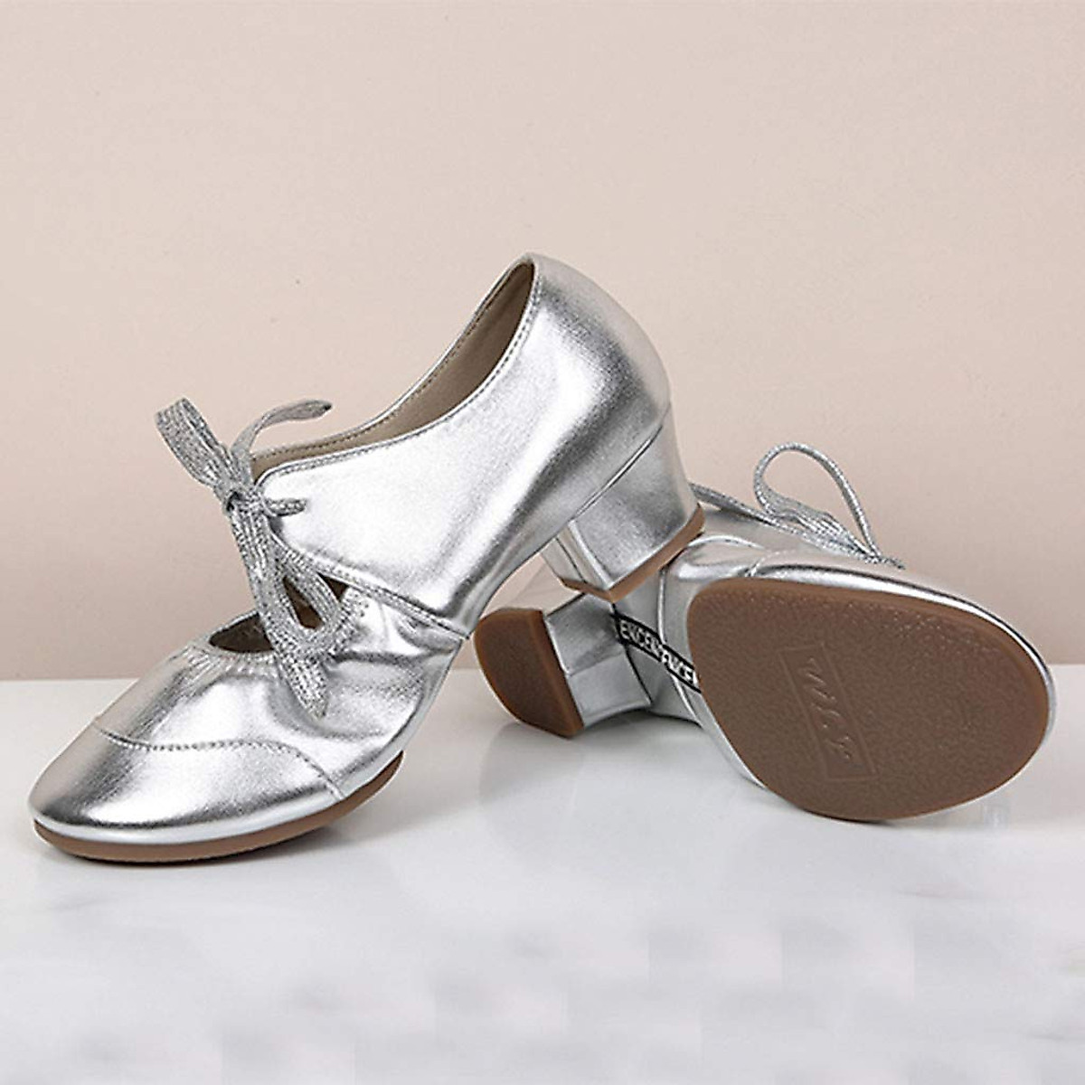 ZHOUXINGB Womens Boots Ankle, Hiking Shoes for Women Boho Sandals Wedding Sneakers Comfy Shoes Chunky Heel Slippers Basketball Chunky Heels for Women Silver