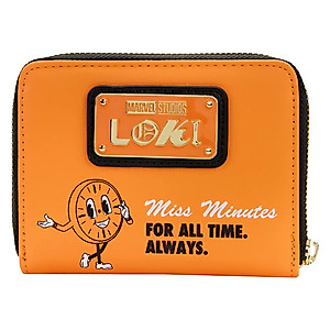 Loungefly Marvel Loki TVA Miss Minutes Ziparound Wallet Standard