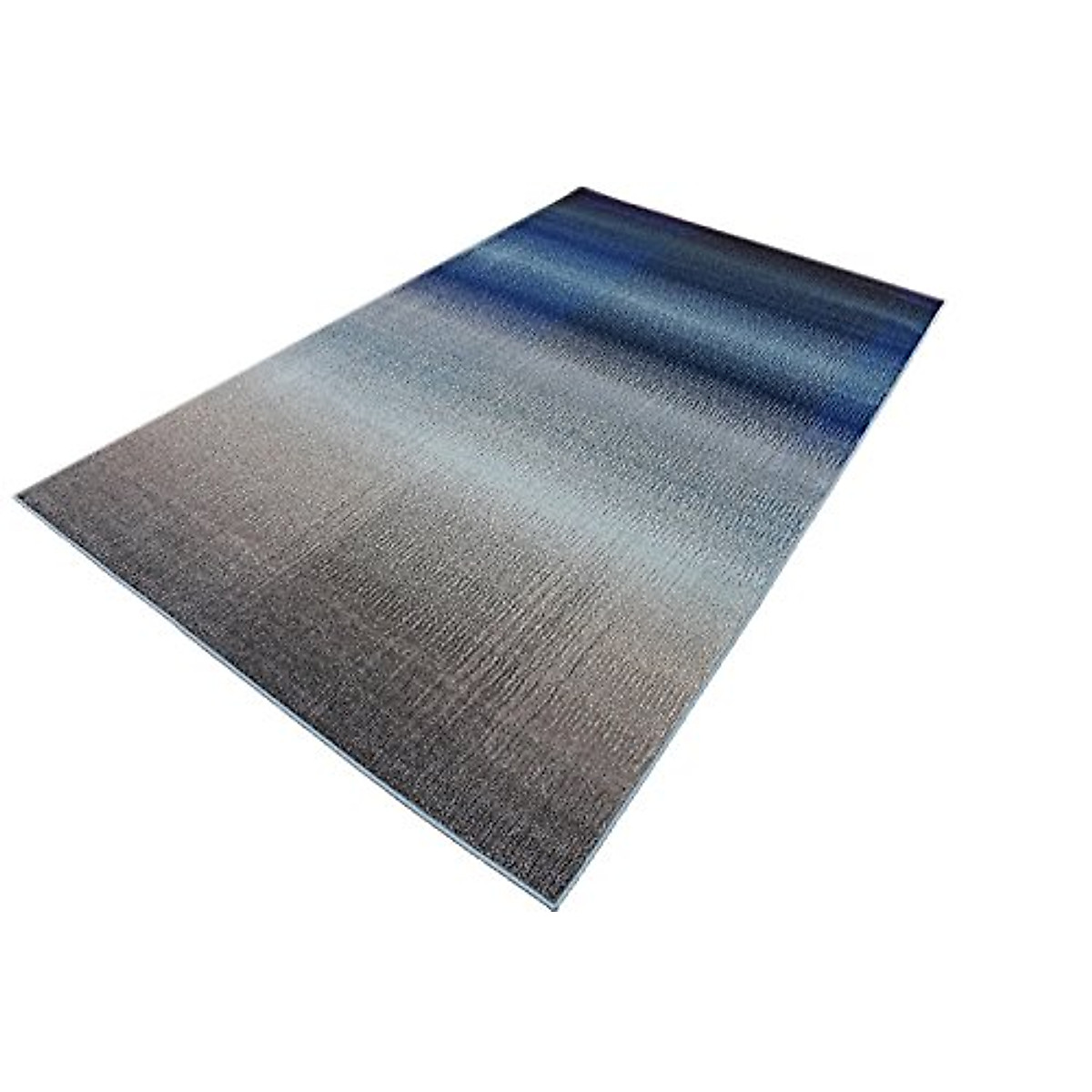 Unique Loom Estrella Collection Distressed, Gradient, Dark Colors, Abstract, Modern Area Rug, 5 ft x 8 ft, Blue/Beige