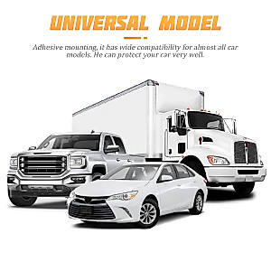 AICEL 6 PCS Car Door Edge Guards, Auto Anti-Scratch Side Door Edge Protector, Anti-Collision Self-Adhesive Trim Sticker, Universal Exterior Accessories for Cars, Trucks, SUVs (Black/Red/Yellow)