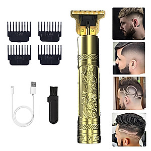 soieho Hair Trimmer for Men, Cordless Hair Clippers Rechargeable Beard Trimmer, Zero Gapped T Blade Liners Grooming Hair Cutting Kit, Giving for Men Husband Father.