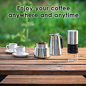 Mixpresso 9 Cup Coffee Maker Stovetop Espresso Coffee Maker, Moka Coffee Pot with Coffee Percolator Design, Stainless Steel Stovetop Espresso Maker, Italian Coffee Maker 450ml/15oz