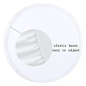 7.2x7.2ft White Round Backdrop Cover White Circle Backdrop Cover Round Fabric Photo Background for Photography Party Birthday Wedding Baby Shower Home Decorations