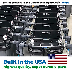 Hydro-Logic Purification Systems HydroLogic Stealth-RO300 Reverse Osmosis Filter System 300 GPD HL 31040 Hydroponic Water Filtration for Gardening