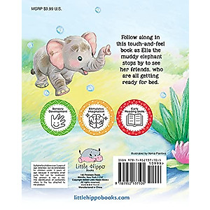 Touch and Feel Ella's Bath Time - Novelty Book - Children's Board Book - Interactive Fun Child's Book