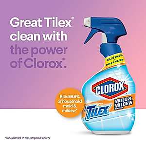 Tilex Mold and Mildew Remover Spray, 32 Fluid Ounce (Pack of 2)