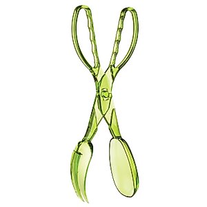 HIC Harold Import Co HIC Harold Import Co. Salad Tong, Hinged, 11.5-inch, green